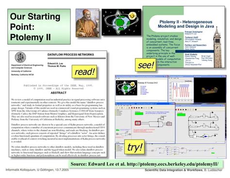[flashback 2005] Managing Scientific Data From Data Integration To Scientific Workflows Ppt