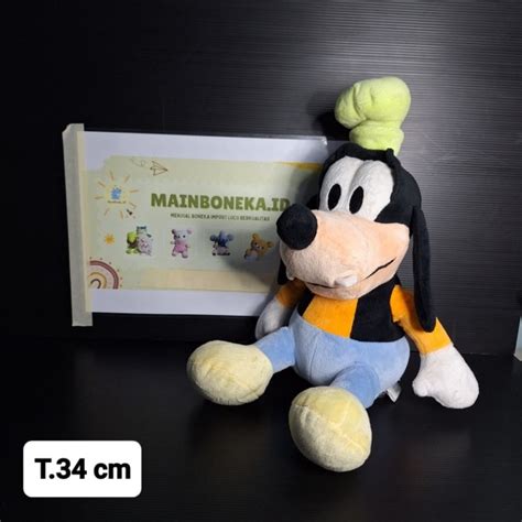 Jual Boneka Goofy Gufi Duduk Teman Mickey Mouse Miki Besar Cantik Lucu Shopee Indonesia