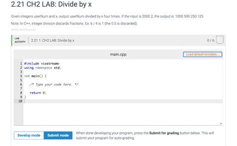 Solved Given Integers UserNum And X Output UserNum Divided Chegg Com