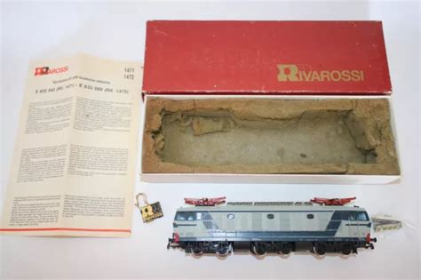 RIVAROSSI 1472 LOCOMOTIVA Elettrica E633 O80 Tigre FS Scala H0 EUR