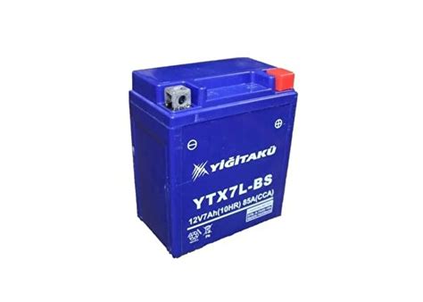 აკუმულატორი YigitAku Battery 12V 7AH YTX7L BS MF Motorcycle KLG