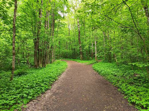 The importance of staying on the trail at all times SENTIER RÉCRÉATIF