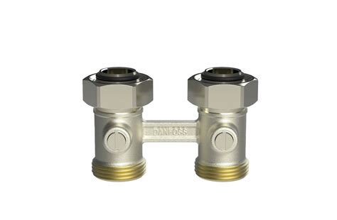 Монтажный комплект для радиатора Danfoss Узел нижнего подключения ...