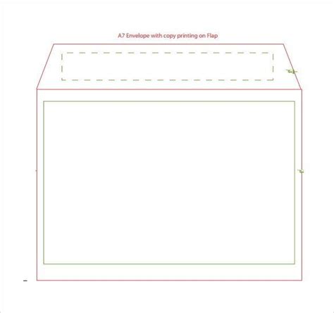 A7 Envelope Template Word Sample A7 Envelope 8 Documents In Word Pdf