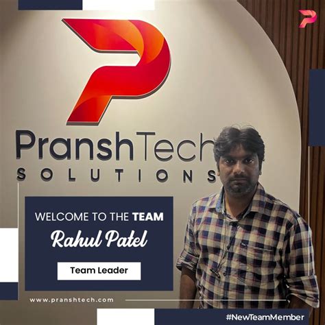 Pranshtech Solutions On Linkedin Newjoinee Welcometotheteam