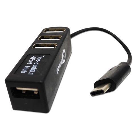 Adaptador Otg Tipo C A 4 Puertos Usb 31 Chars