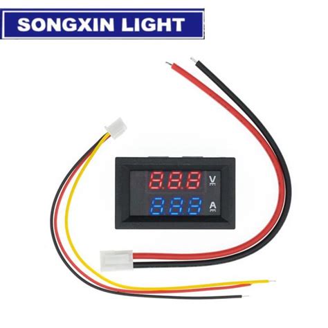 Dc 0 100v 10a Digital Voltmeter Ammeter Dual Display Voltage Detector