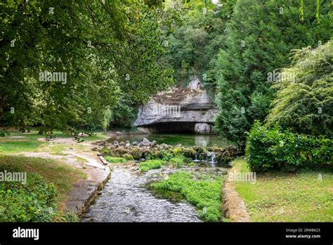 The Source Of The River Douix In Chatillon Sur Seine France Stock