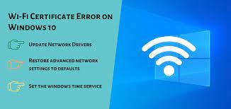 How To Fix WIFI Certificate Error Windows 10 Techs Gizmos