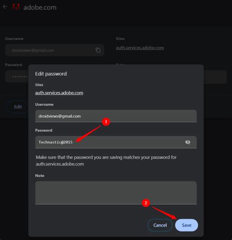 How To View And Edit Saved Passwords In Chrome 2025 Technastic