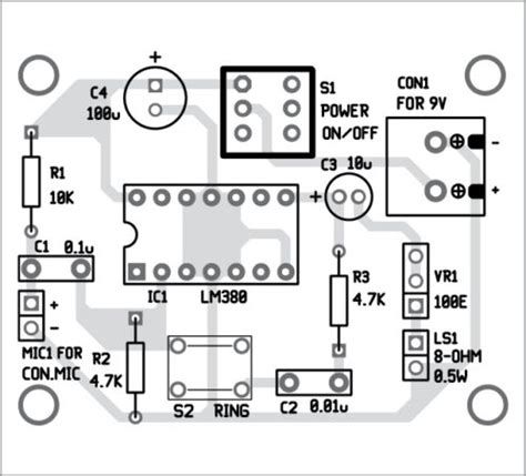 2 Way Intercom Schematic Diagram