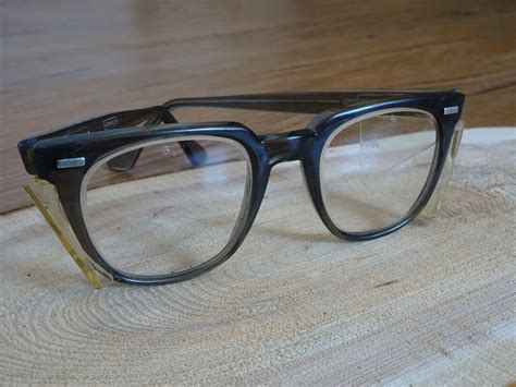 Vintage Safety Glasses With Bifocals At Gerard Ortega Blog