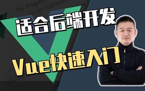 Vue快速上手—更适合后端学习的教程哔哩哔哩bilibili
