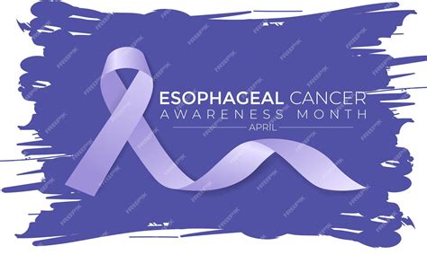 Premium Vector Esophageal Cancer Awareness Month Periwinkle Color