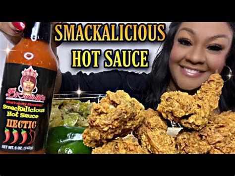 FRIED CHICKEN IN @Bloveslife SMACKALICIOUS HOT SAUCE!🌶🌶🌶 - YouTube