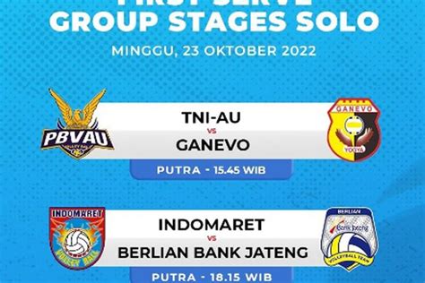 Jadwal Livoli Divisi Utama 2022 Final Seri Solo Tayang Jam Berapa