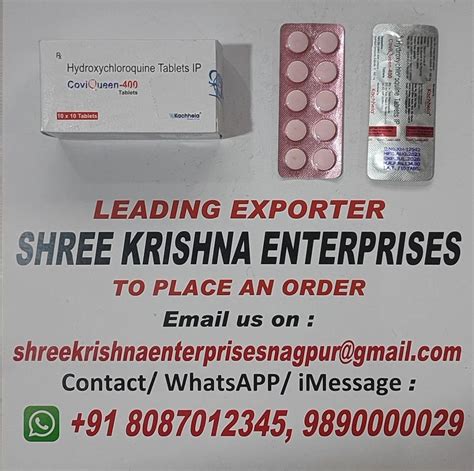 Hydroxychloroquine Tablets Ip At ₹ 499 Box Antiviral In Nagpur Id 2854041408191