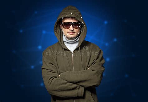 Face Recognition With Mesh Stock Photo Image Of Scan 130402714