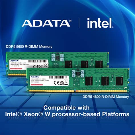 ADATA Releases First Overclocked Memory Module Supporting NEW Intel Xeon W Processors TechPowerUp