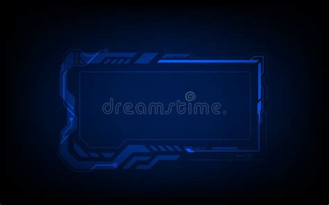 Abstract Hud Ui Gui Future Futuristic Screen System Virtual Design Stock Vector Illustration