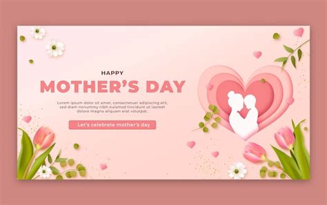 Free Vector Social Media Cover Template For Mothers Day Celebration