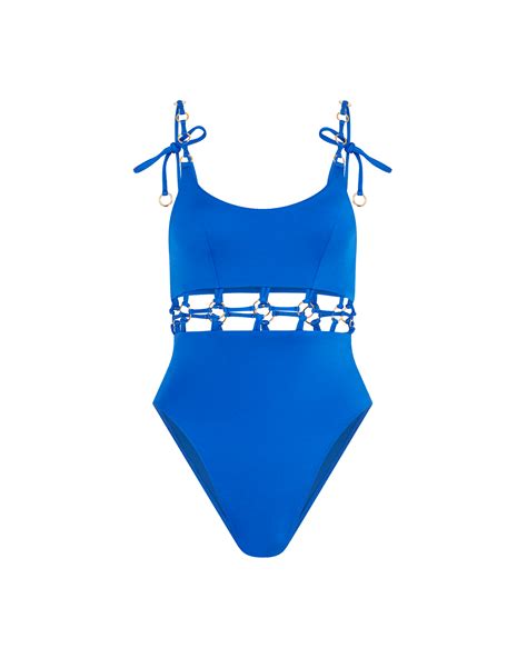 Ashia Swimsuit In Cobalt By Agent Provocateur All Swimwear