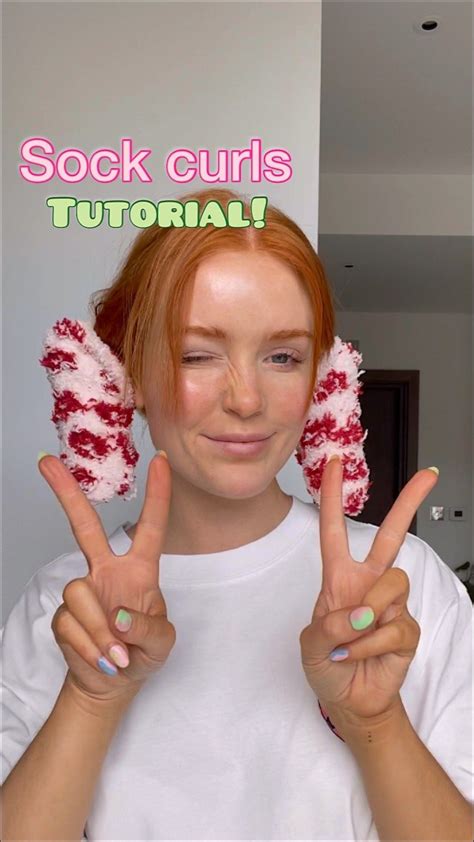 Kirsty 🤍 On Instagram You Asked For It So Here It Is How I Curl My Hair With Socks 🧦 😅 I