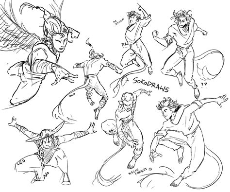 Fighting Action Pose