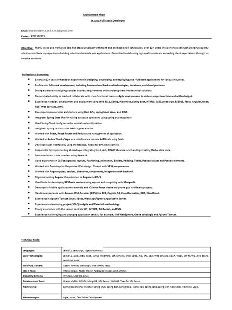 Ifhaam Java Developer Gc Candidate Pdf