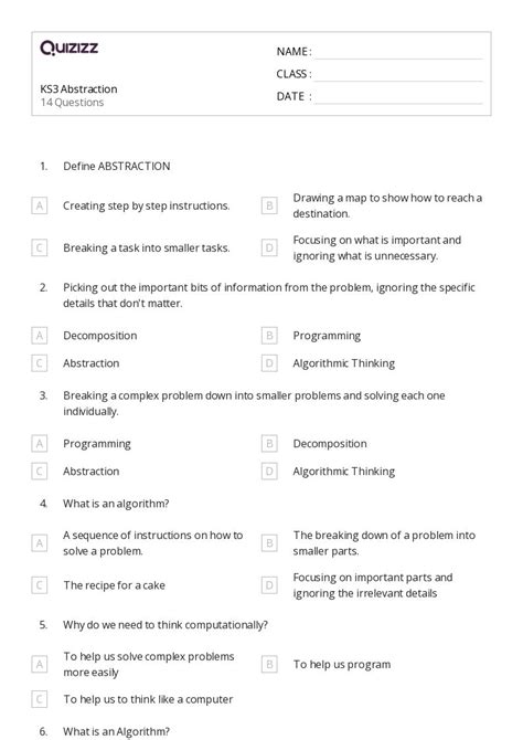 50 Subtraction And Patterns Of One Less Worksheets On Quizizz Free