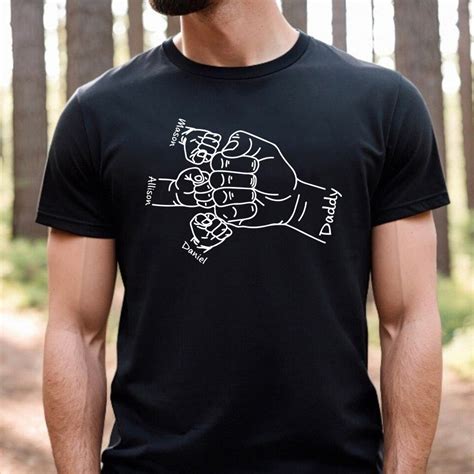 Fathers Day Tshirts Dad T Shirt Fist Bump Shirts Magic Exhalation