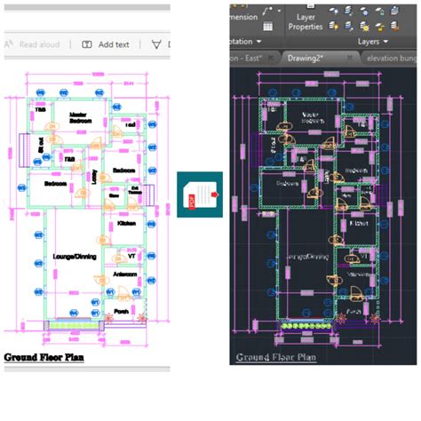 Convert Pdf Hand Drawn Sketch To Autocad By Realone19 Fiverr
