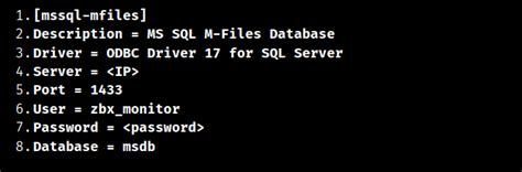 Zabbix Mssql Odbc Setup Tutorial