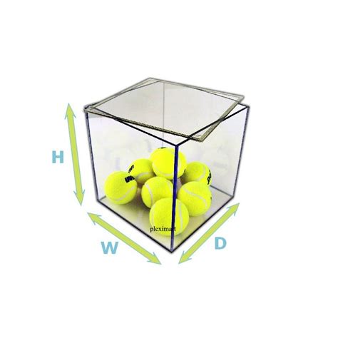 14 Thick Acrylic Box W Removable Top Lid Pleximart