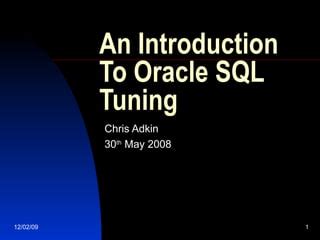 Oracle Sql Tuning Ppt