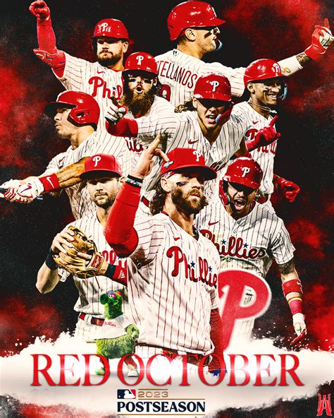 Philadelphia Phillies 2023 Postseason Design On Behance