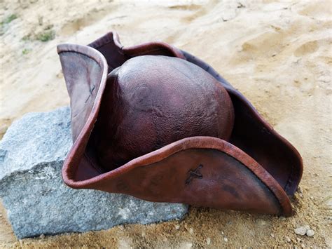 Pirate Tricorn Jack Sparrow Hat Pirates Of The Caribbean Etsy