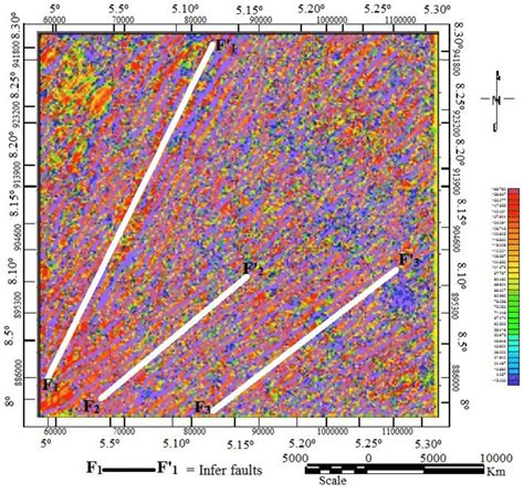 The Map Of The Study Area Showing The Generated Subsurface Structural