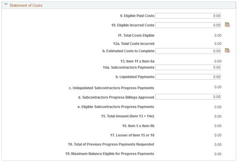 Managing Progress Payment Worksheets