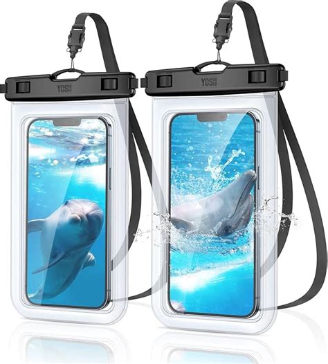 Yosh Waterdichte Beschermhoes Voor Smartphone Ipx8 [2 Stuks