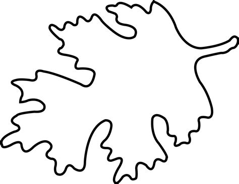 Fall Leaf Template Clipart Best