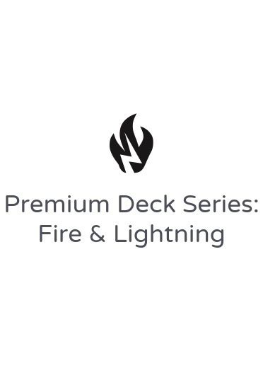 Set Completo De Premium Deck Series Fire And Lightning Premium Deck