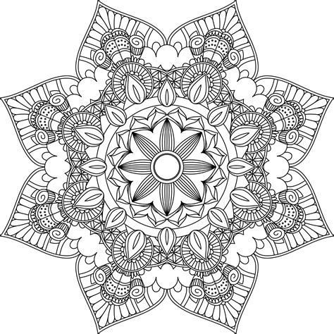Mandala Coloring Pages Free Printable Coloring Pages