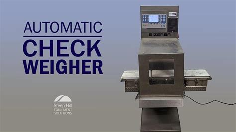 Used Bizerba Cwe Automatic Checkweigher For Sale At Steep Hill Equipment Solutions