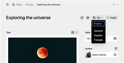 for content creators kirby cms