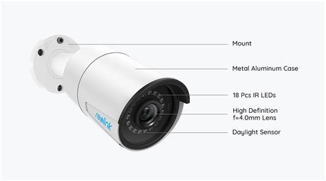 Reolink RLC-410 - 5MP PoE Bullet Security IP Camera