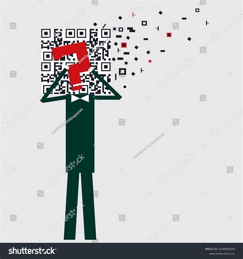 Qrcode Poster Abstract Qr Code Sample Stock Vector Royalty Free Shutterstock