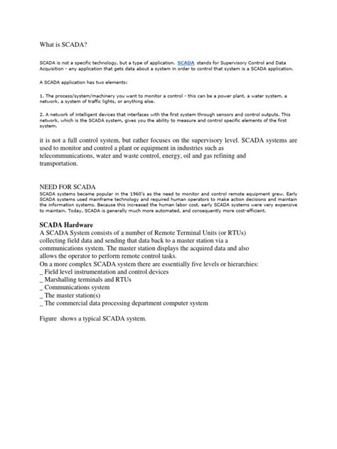 What Is Scada Download Free Pdf Scada Computer Network