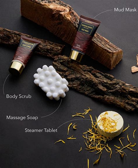 Lovery Body Care T Set Sandalwood Bath T Set Grooming Self Care
