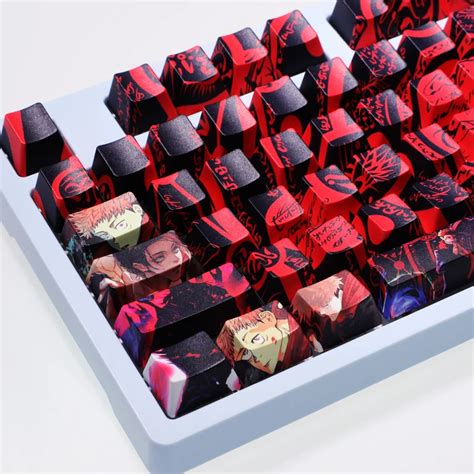 Jujutsu Kaisen Gojo Satoru Keys Anime Keycaps PBT Mechanical Keyboard Cherry MX Switch